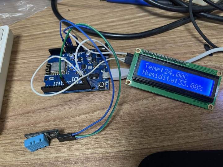 如何用米思齐mixly图形化编程通过 esp8266 D1 和DHT11 LCD1602制作一个温湿度计？ | 创客DIY项目网-科技创新创客项目